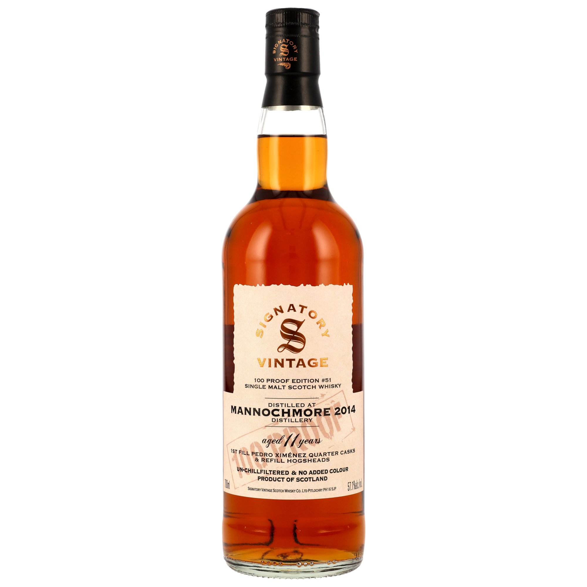 Mannochmore 2014/2025 - 11 y.o. - 1st Fill & Refill PX Sherry Casks ...